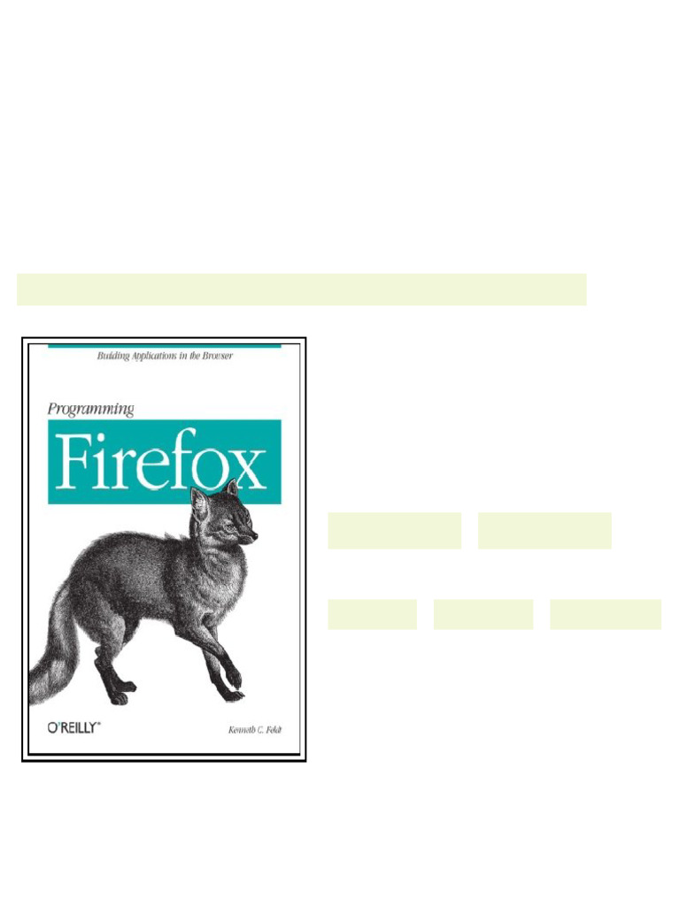 (Ebook) Programming Firefox: Building Rich Internet Applications with ...