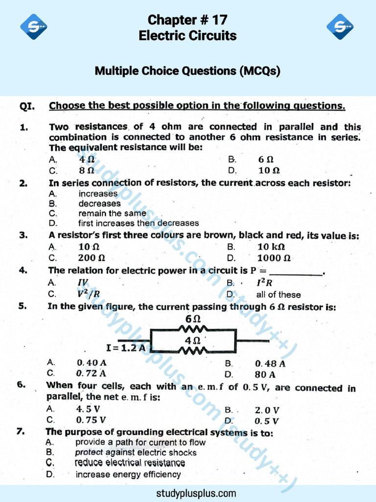 f10 Physics Chapter 17 Exercise | PDF