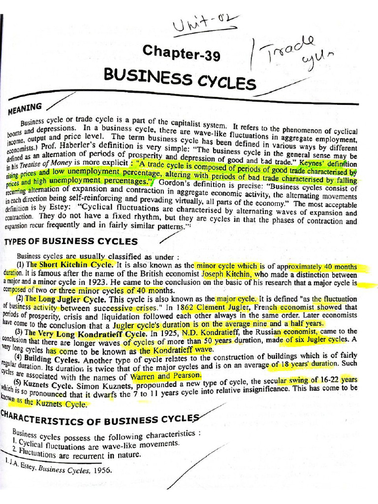 Trade Cycle | PDF