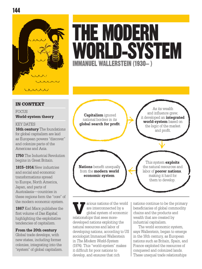 Immanuel Wallerstein (Sociologist) | PDF | World Systems Theory ...