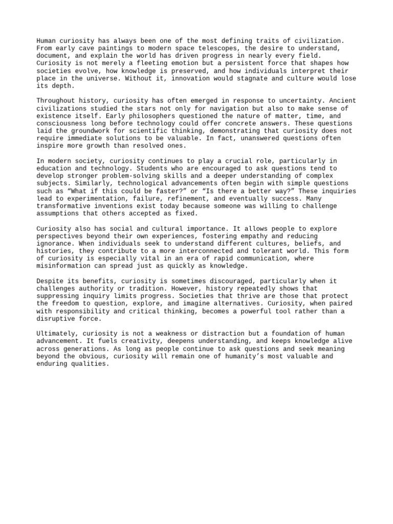 hggg | PDF | Curiosity | Knowledge