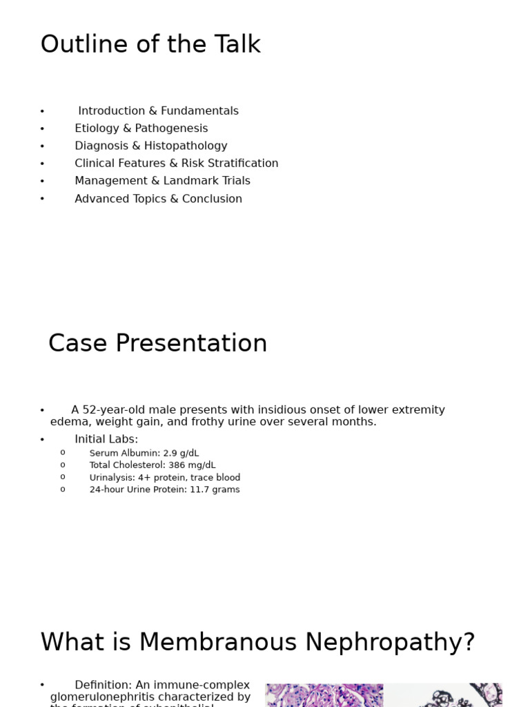 Understanding Membranous Nephropathy | PDF | Immunoglobulin G | Medical ...
