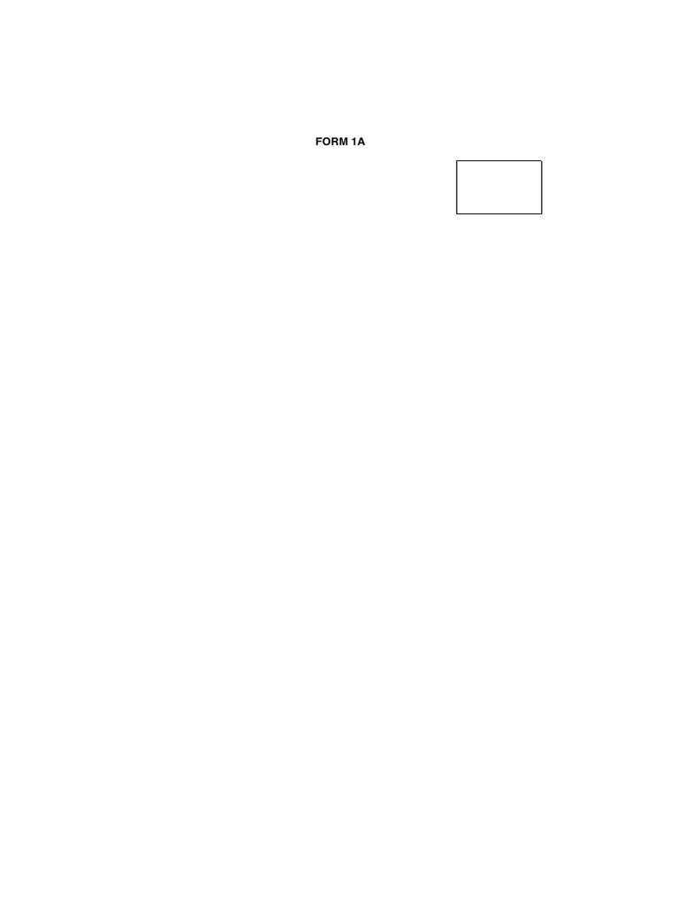 FORM-1A | PDF | Driver's License