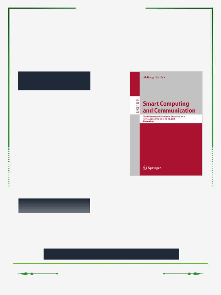 Smart Computing and Communication Third International Conference ...