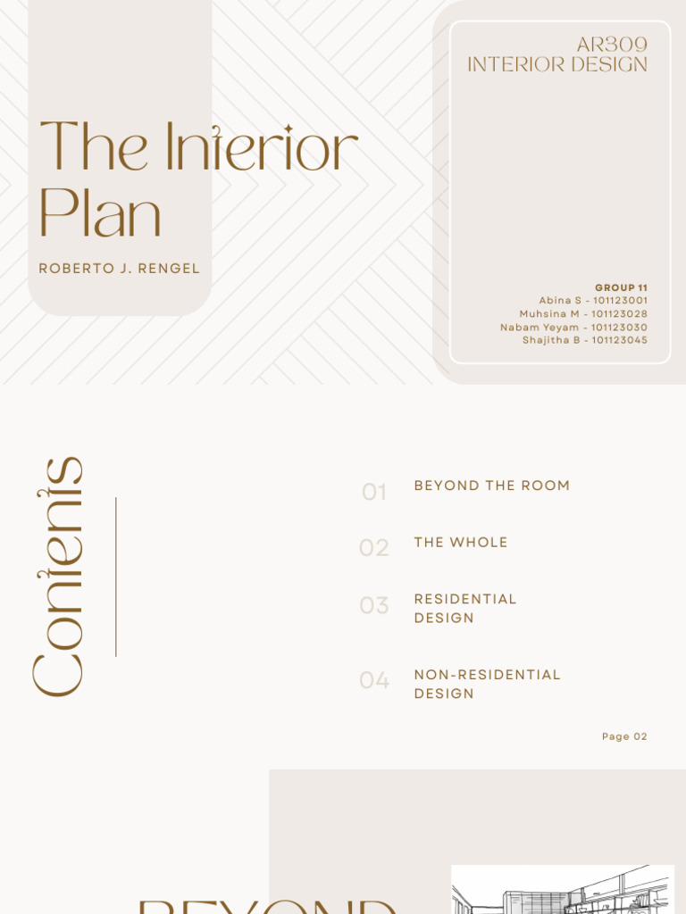 Group 11_the Interior Plan | PDF | Room | Stairs