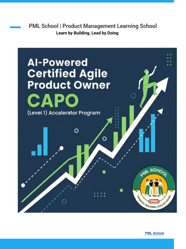 AI-Powered Certified Agile Product Owner (CAPO) Program Brochure-2026 ...