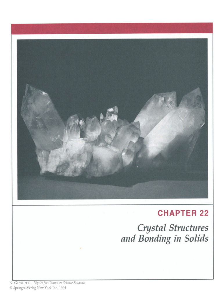 Crystal Structures in Solids Explained | PDF | Crystal | Solid