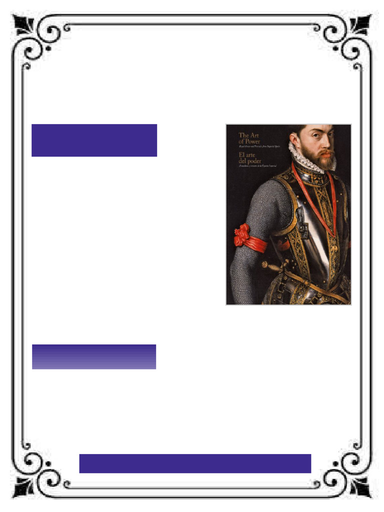 The Art of Power Royal Armor and Portraits from Imperial Spain El Arte ...