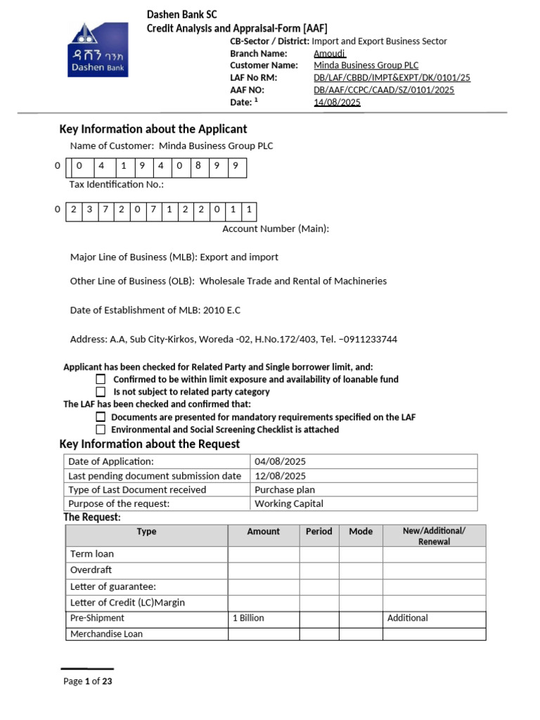 Revised AAF Minda Business Group PLC-August 2025 | PDF | Expense | Business