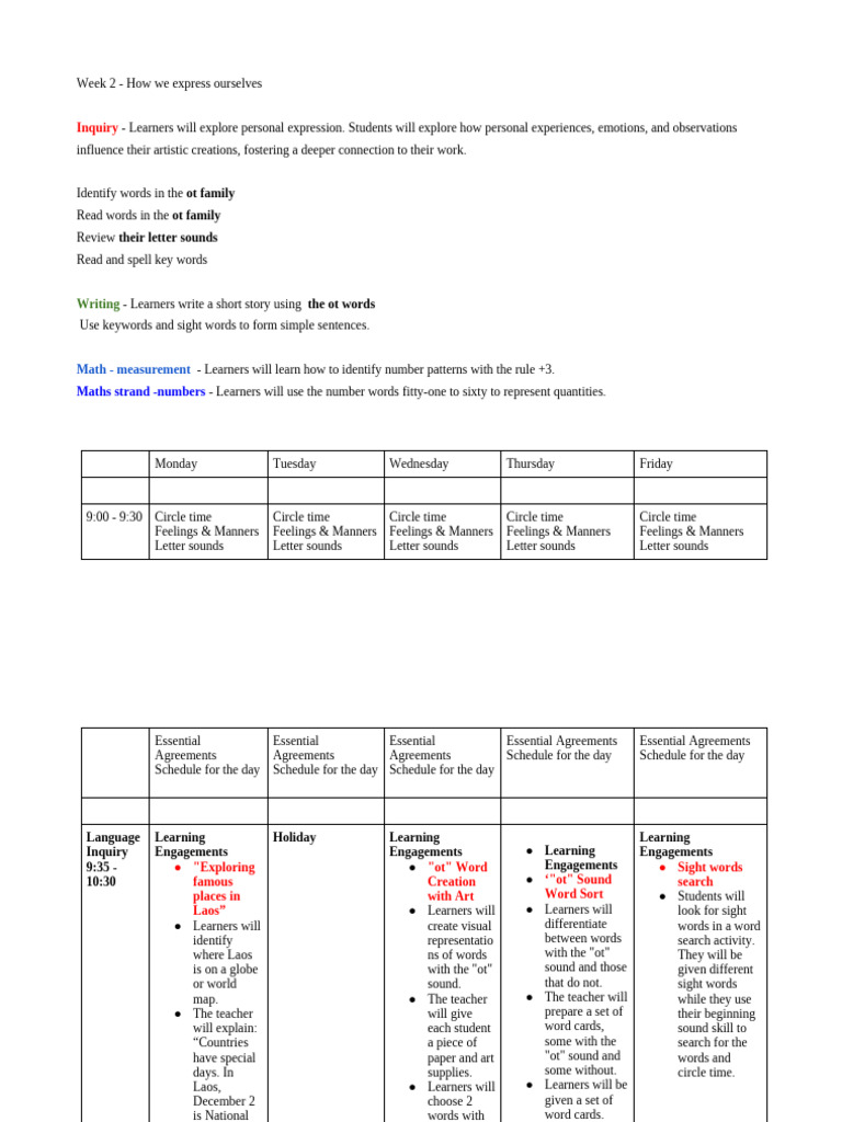 Unit 3 Week 2 Lessons 25_26 | PDF | Learning | Cognition
