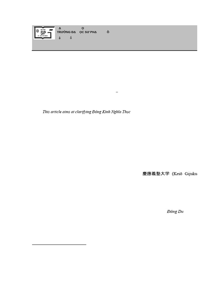 01.ha Trieu Huy-3258-6994 - Article Text | PDF | Teachers | Philosophy ...