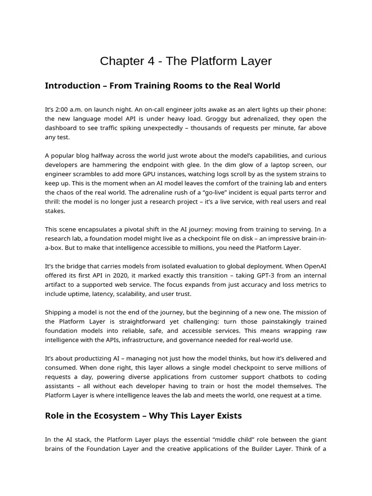 Chapter 4 - The Platform Layer | PDF | Cloud Computing | Artificial ...
