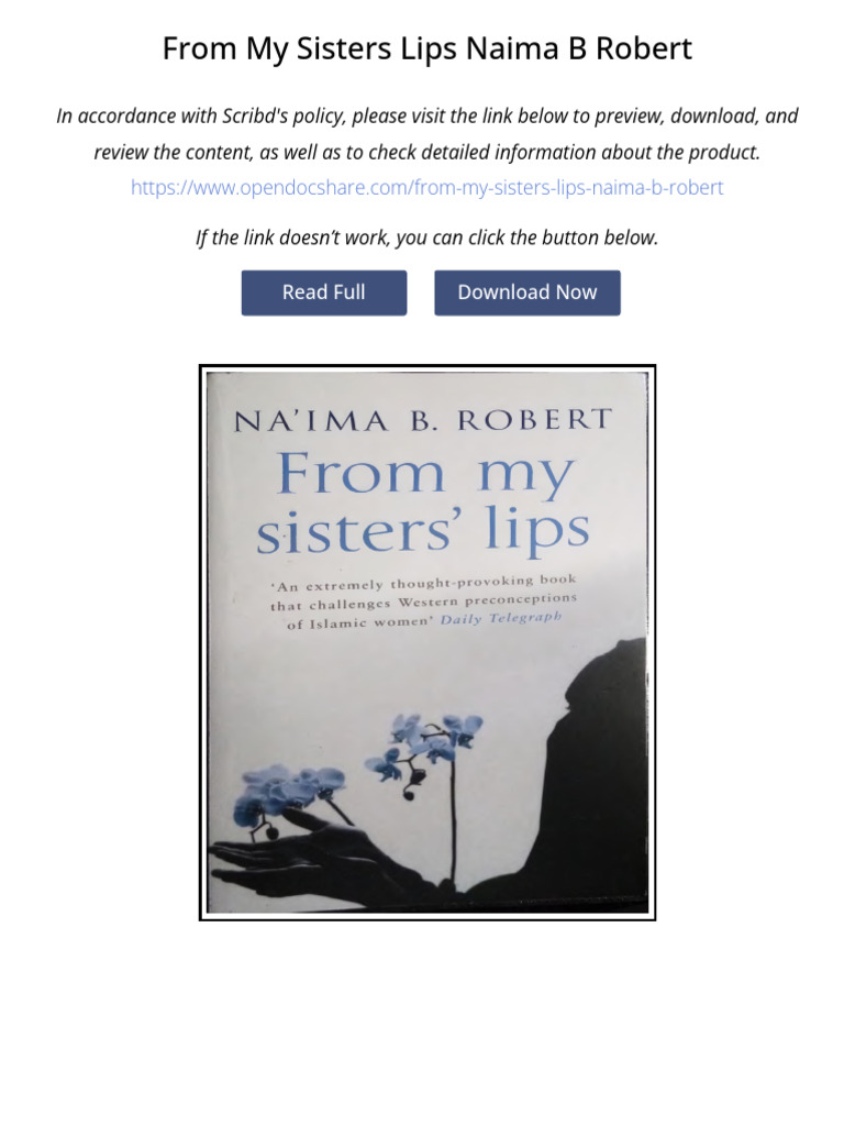 From My Sisters Lips Naima B Robert | PDF | Muhammad | Hijab