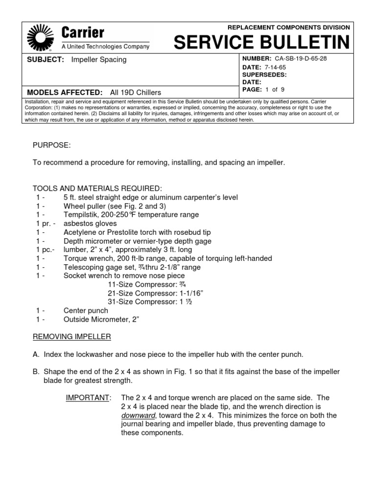 19d Impeller Spacing | PDF | Screw | Machines