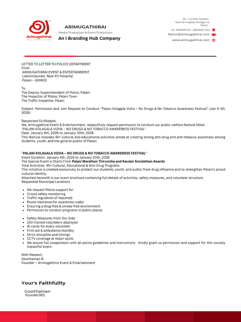 Copy of Red and White Modern Letterhead | PDF | Law Enforcement | Crime ...