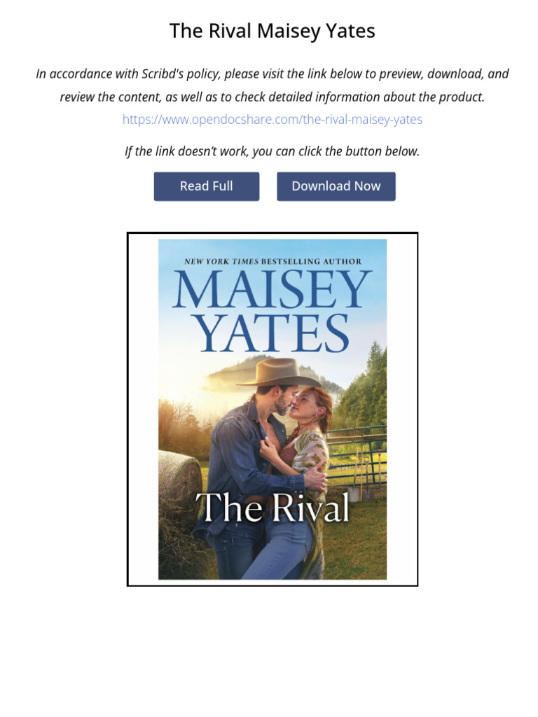 The Rival Maisey Yates | PDF | Cowboys