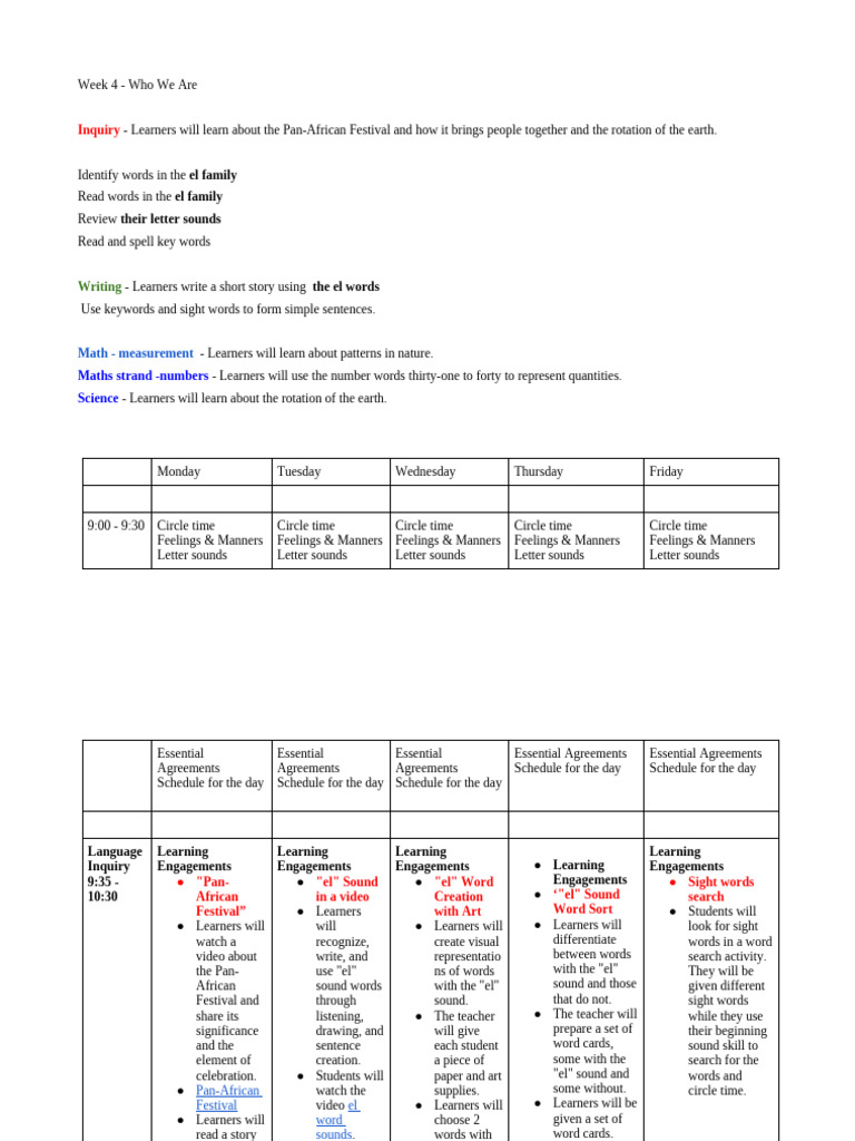 Grade 1 Weekly Learning Highlights | PDF | Moon | Learning