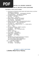 Organic Chemistry Questions and Answers | PDF