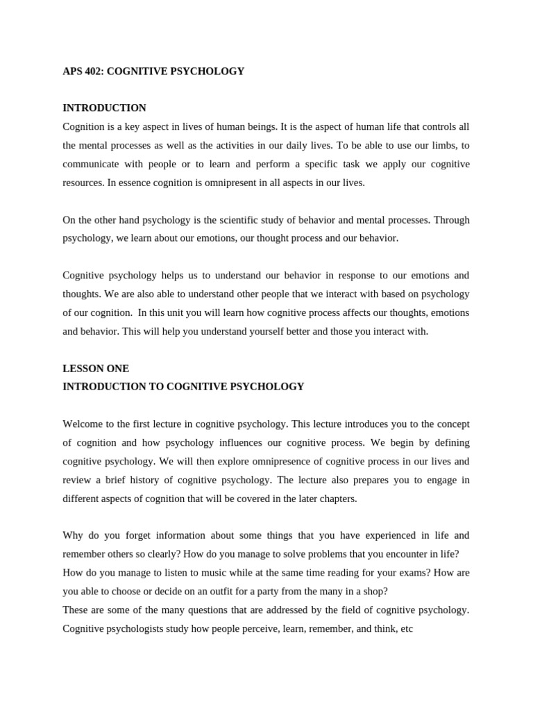 Aps 402 Lecture Notes Students' Copy Sent 11.3.2025 -1 | PDF ...