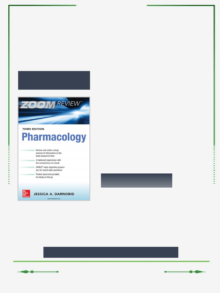 Zoom Review Pharmacology 3rd edition by Jessica Gleason ISBN â€Ž ...