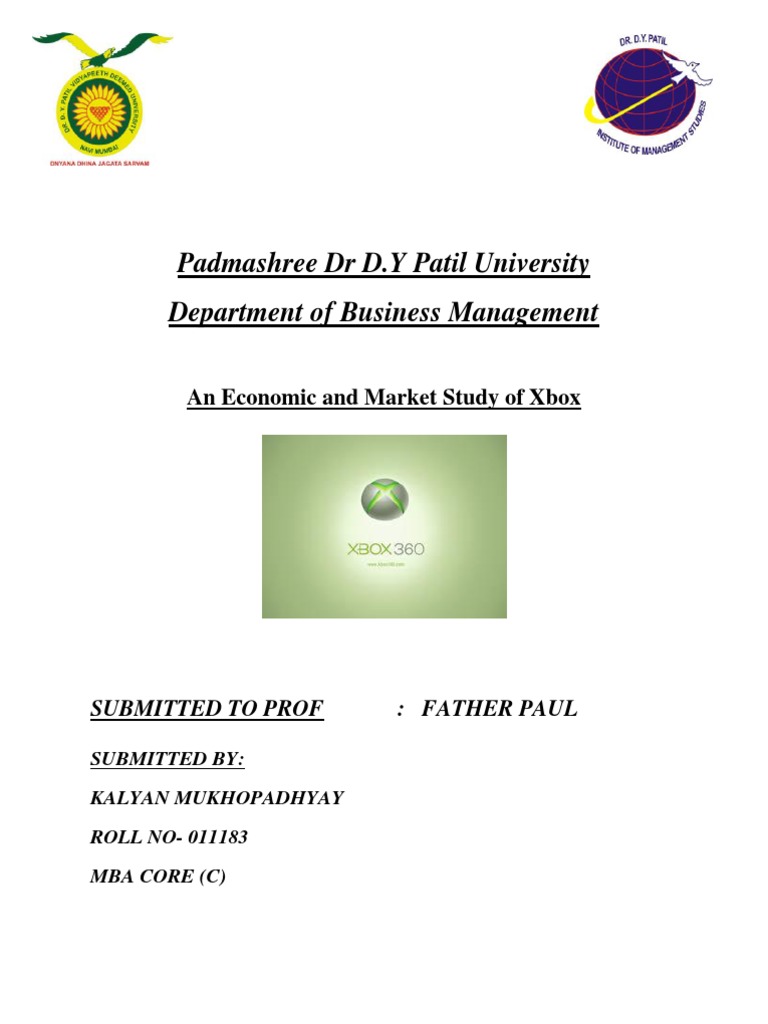 Economics of Gaming Consoles - A Study On Xbox | PDF | Xbox 360 ...