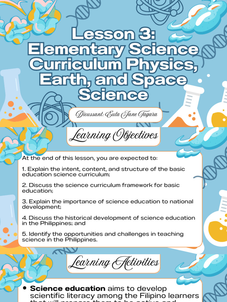 Philippine K-12 Science Curriculum Overview | PDF | Learning | Science
