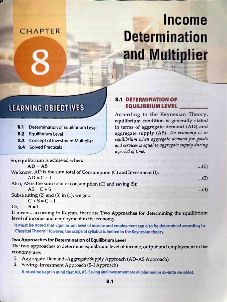 Income Determination and Multiplier MACRO | PDF