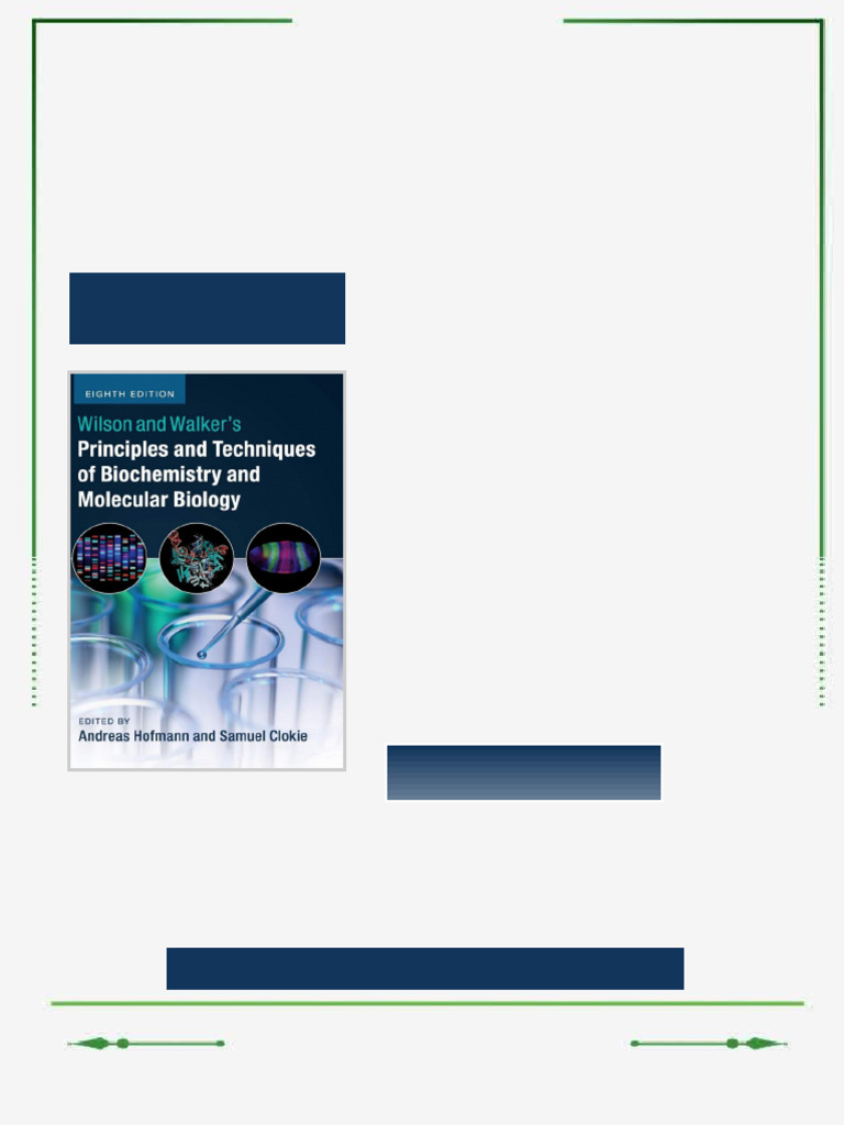 Wilson and Walker's Principles and Techniques of Biochemistry and ...