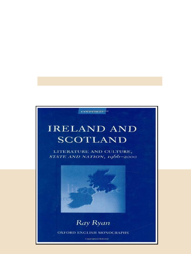 Ireland And Scotland Literature And Culture State And Nation 19662000 ...