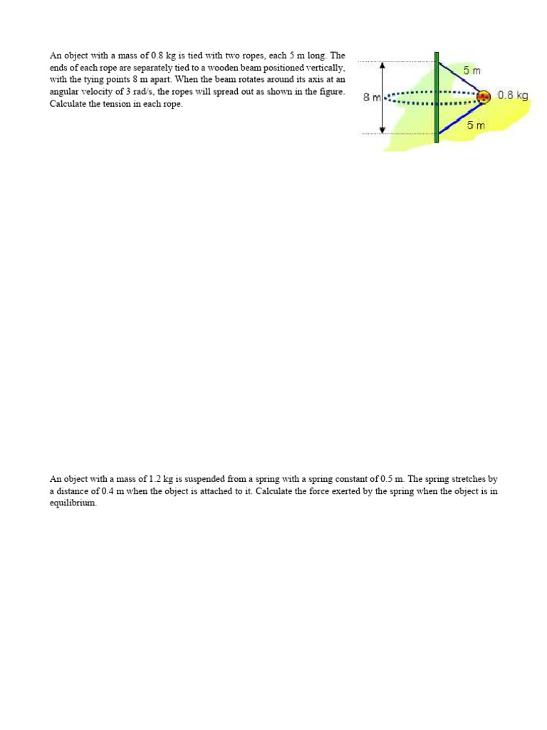 Circular Motion Example 2 2025 | PDF