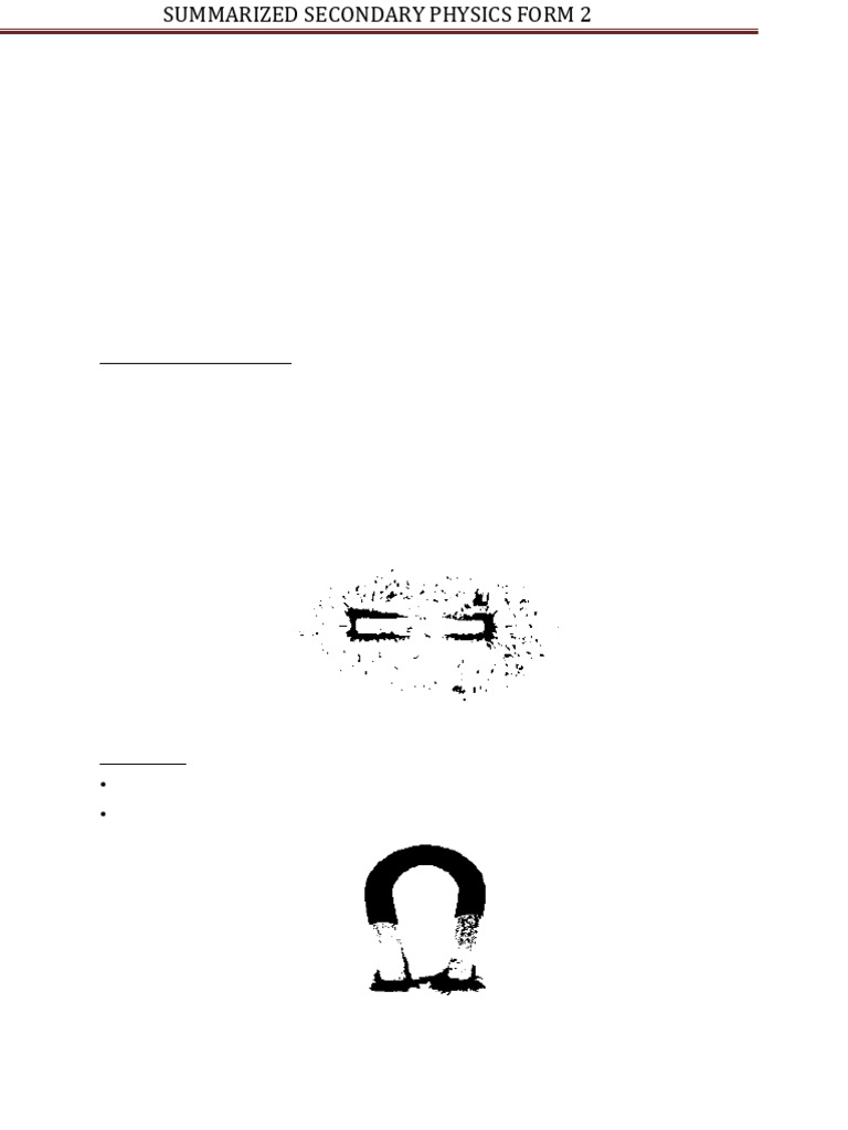 Physics complete notes | PDF | Magnetism | Magnet