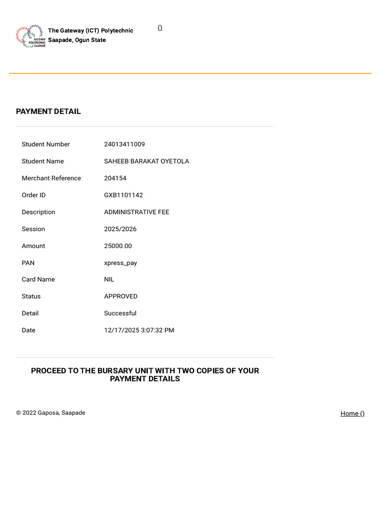 the Gateway (ICT) Polytechnic Saapade | PDF