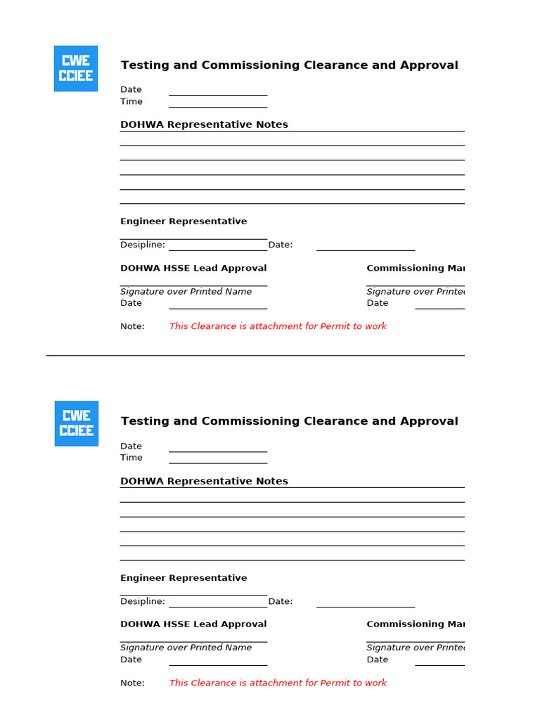 Clearance Attachment T&C | PDF