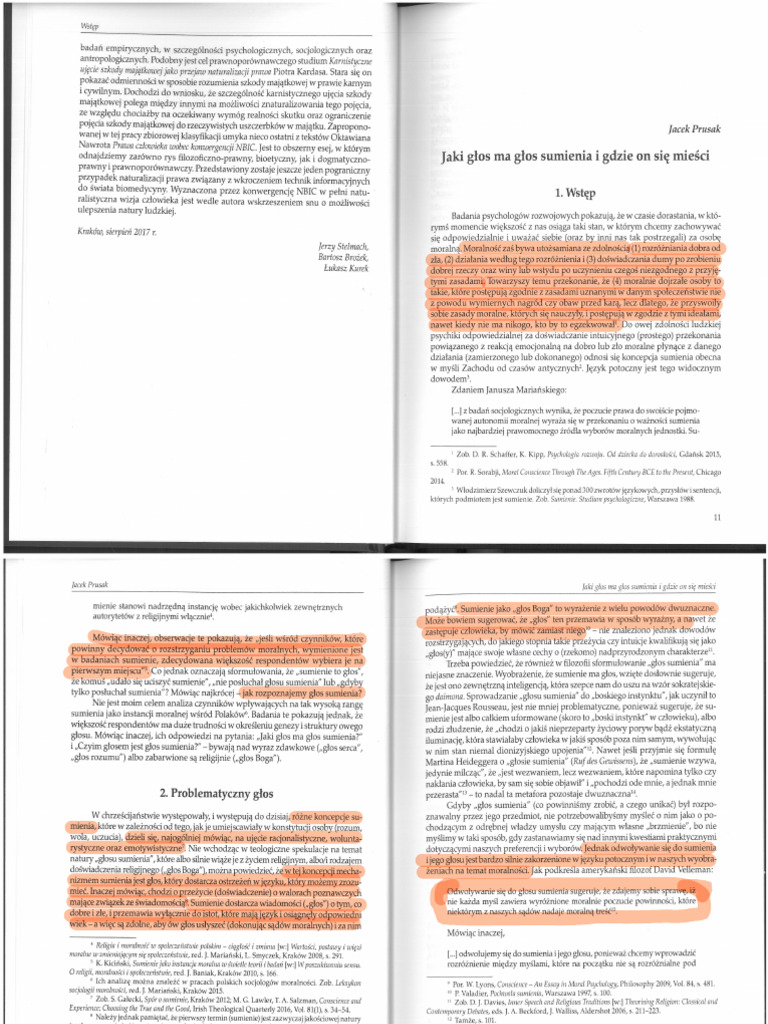 Jaki Glos Ma Glos Sumienia | PDF