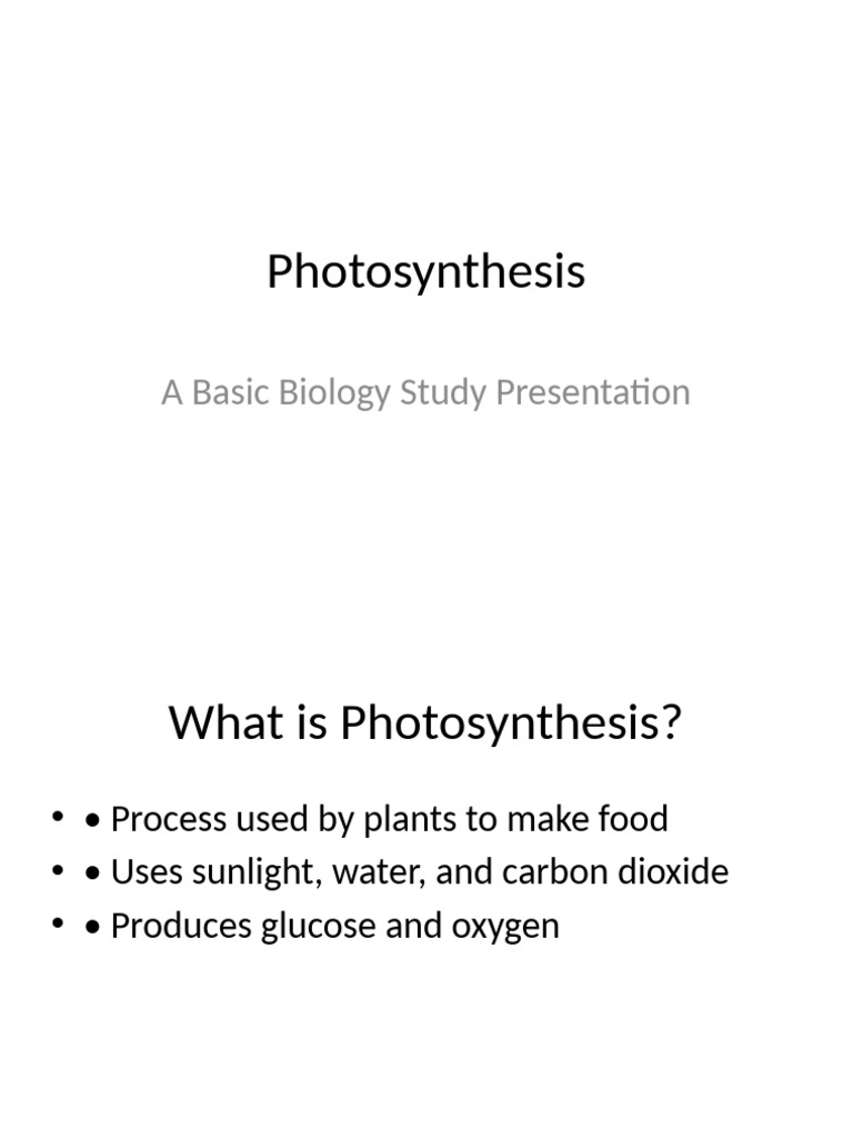 Photosynthesis_Study_Presentation_One_1234 | PDF