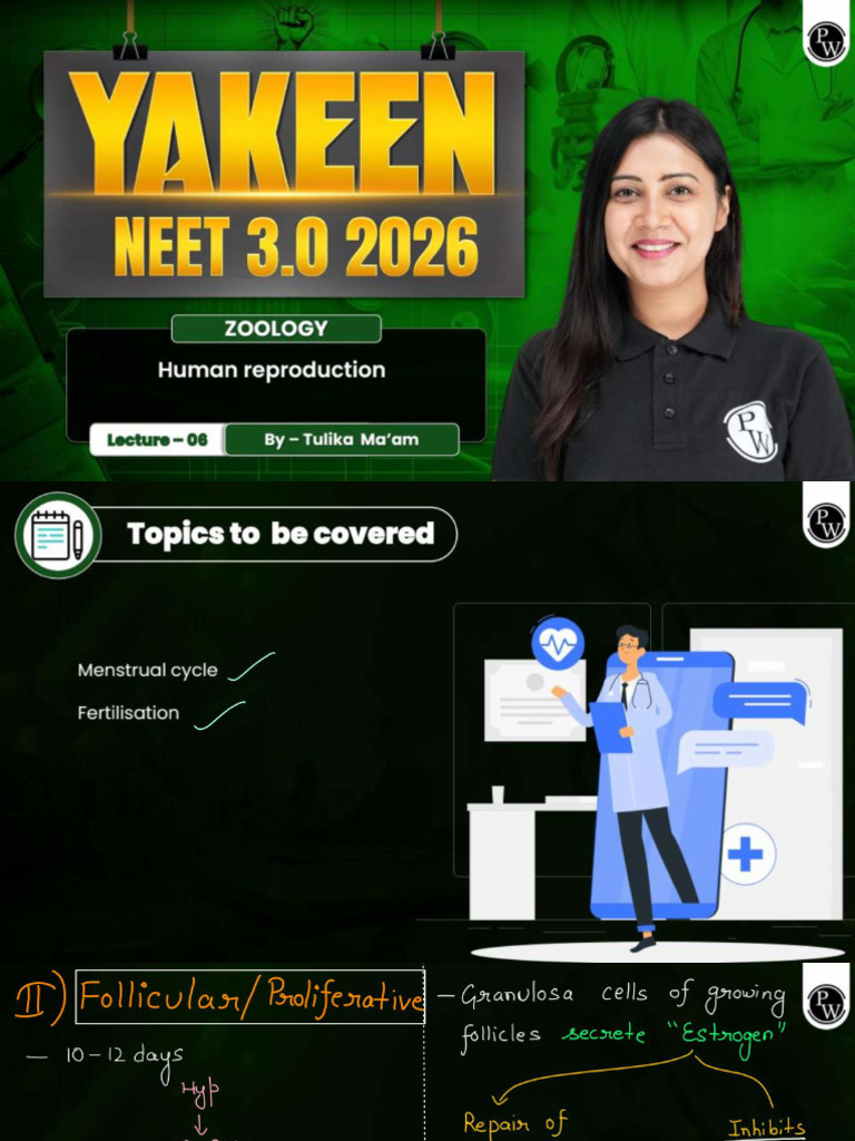 Human Reproduction 06 Class Notes.pdf | PDF