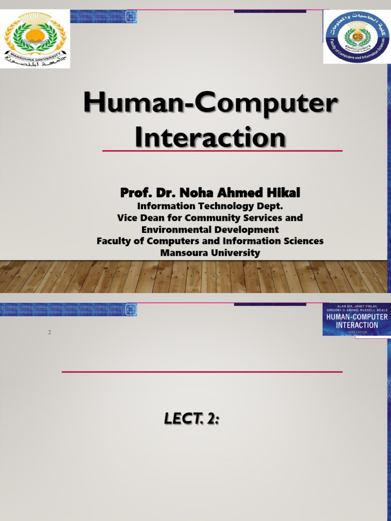 Lect 2 -Human | PDF | Perception | Visual Perception