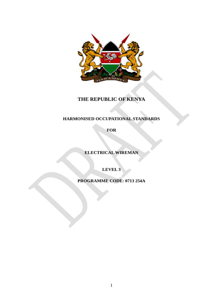 1. OS Electrical Installation Level 3_083737 | PDF | Electrical Wiring ...