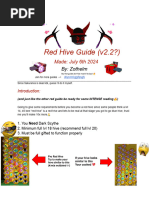 Red Hive Guide for BSS 2025 | PDF | Bees | Beehive