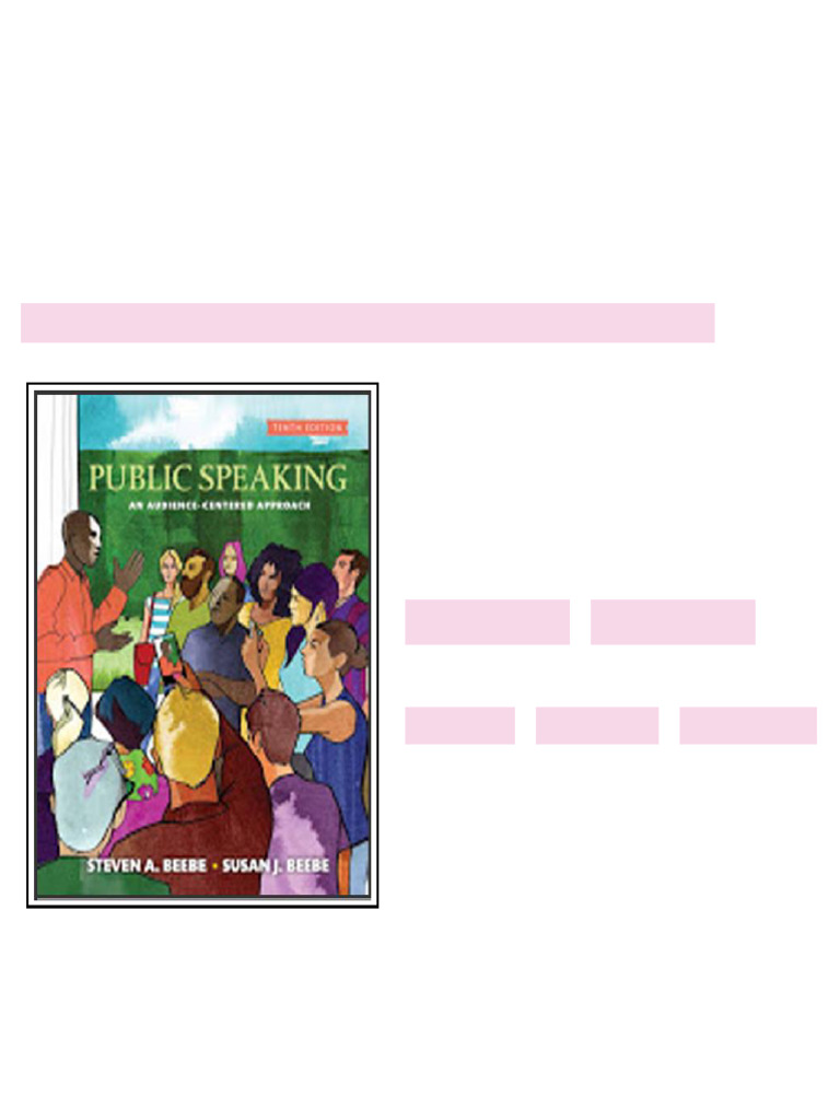 (Solution Manual) Public Speaking An Audience Centered Approach 10th ...