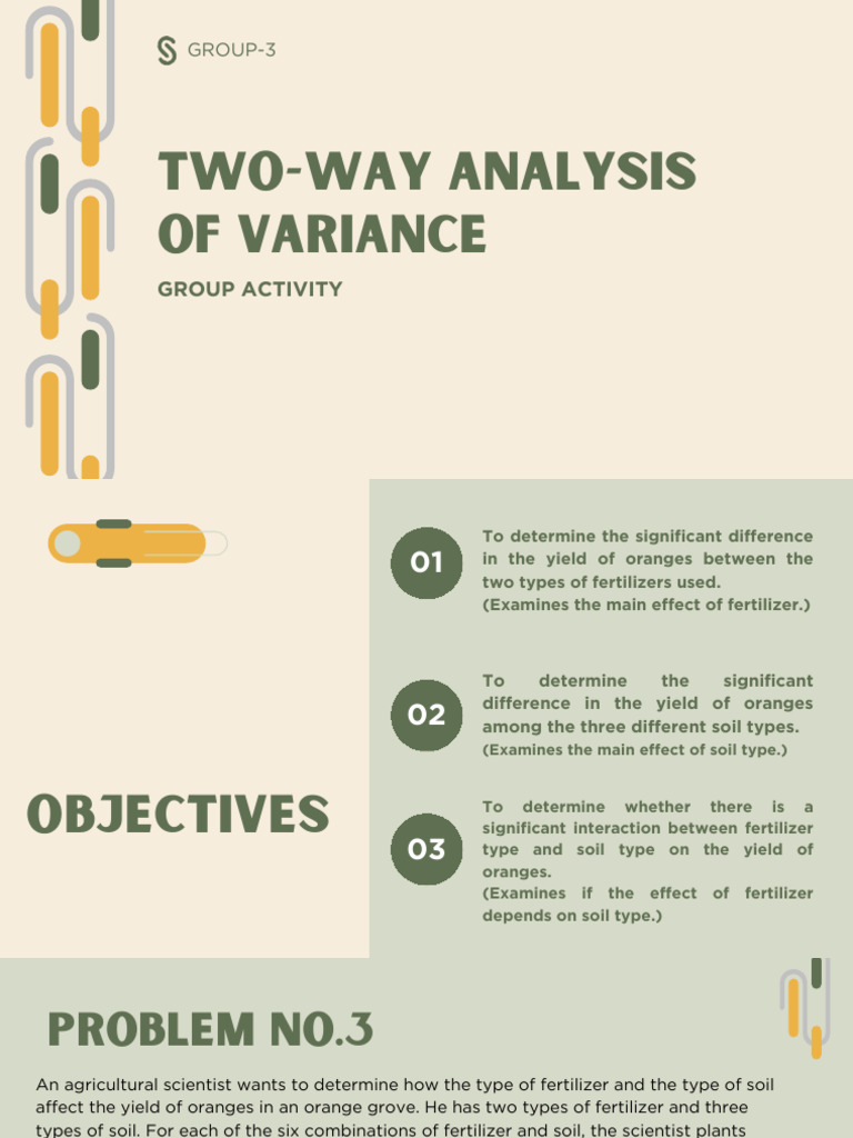 Two-Way ANOVA on Orange Yield Factors | PDF | Analysis Of Variance ...