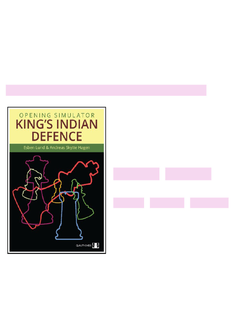 (Ebook) Opening Simulator - King's Indian Defence by Andreas Skytte ...