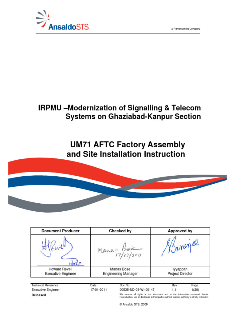 UM71 AFTC Installation Instructions | PDF | Electrical Connector ...