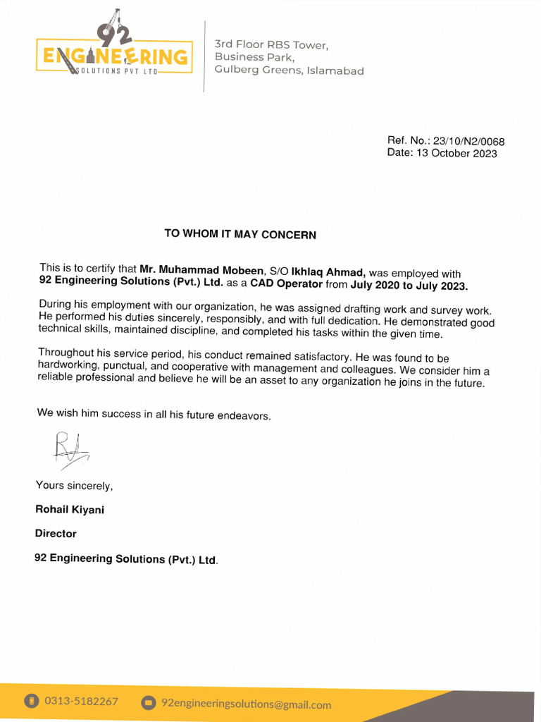 Exp Letter 92 Eng Solutions | PDF