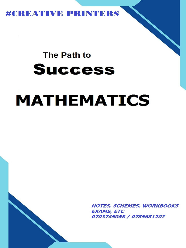 Mathematics Revision Book 2025 | PDF | Area | Numbers