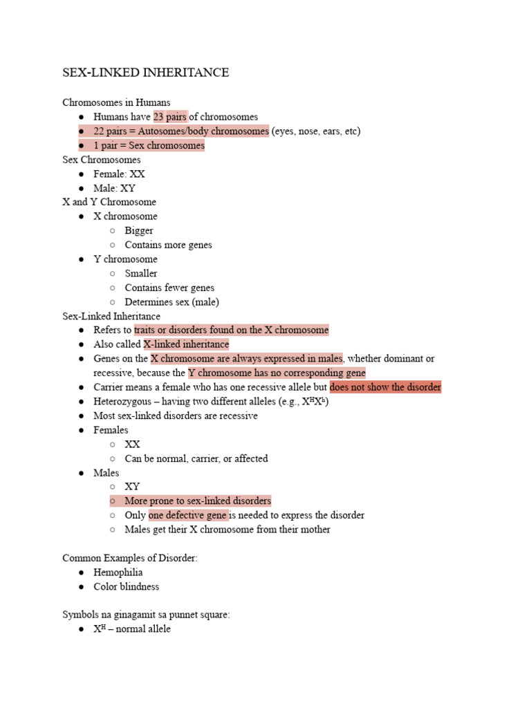 Understanding Sex Linked Inheritance Pdf 6173