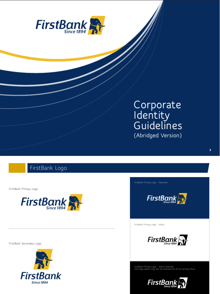 First Bank | PDF | Brand | Logos