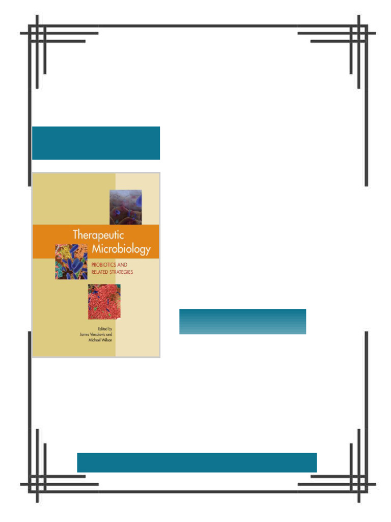 Therapeutic microbiology probiotics and related strategies 1st Edition ...