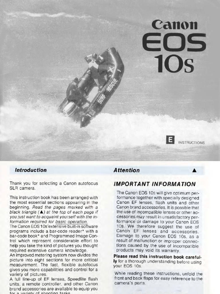 EOS-10s-Manual | PDF