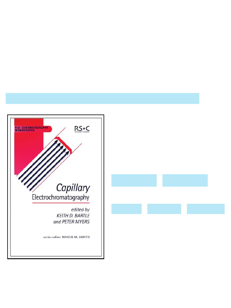 (Ebook) Capillary Electrochromatography (RSC Chromatography Monographs ...